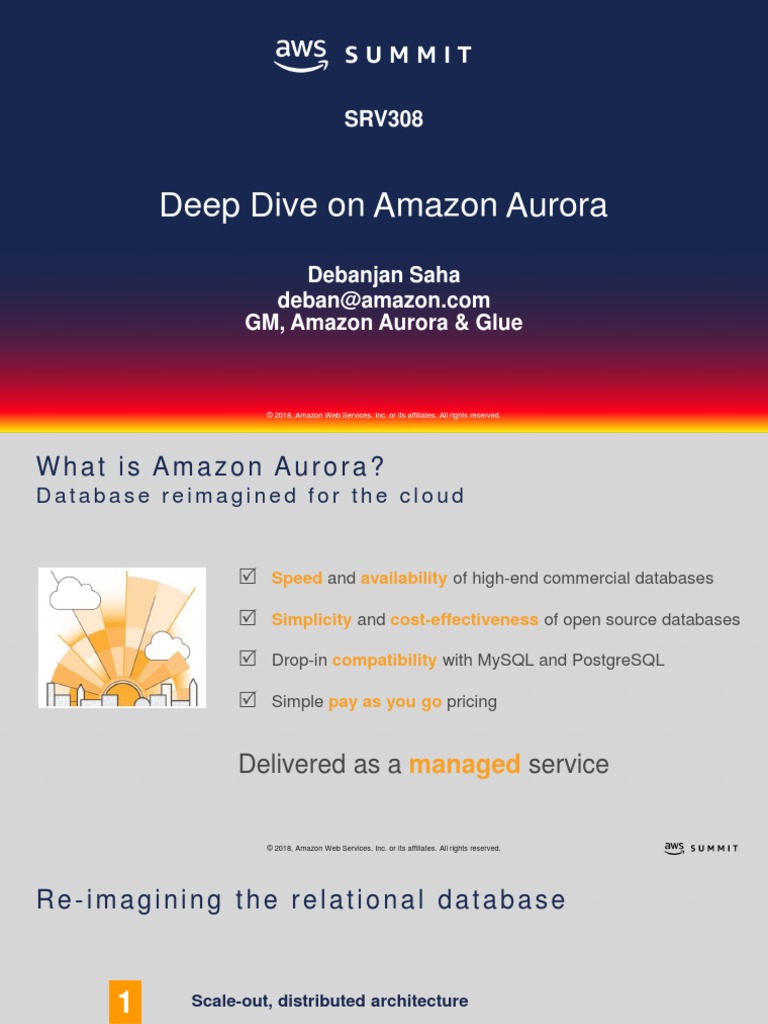 Deep Dive Aurora | PDF | Databases | Replication (Computing) Deep Dive Aurora | PDF | Databases | Replication (Computing)