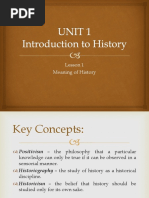 LESSON 2 History and The Historian | PDF | Historian | Data