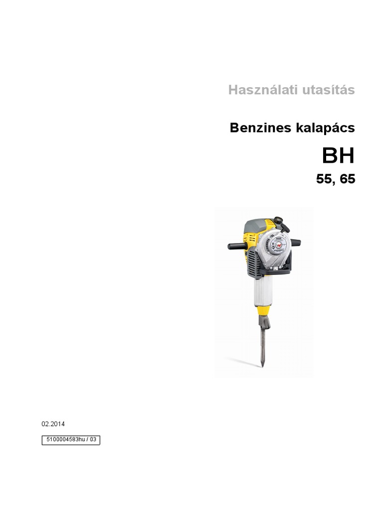 Wacker BH 55 65 User Manual | PDF