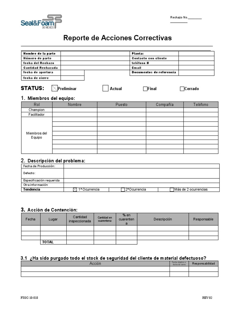 Formato de 8Ds | PDF | Informática | Ciencias de la Computación