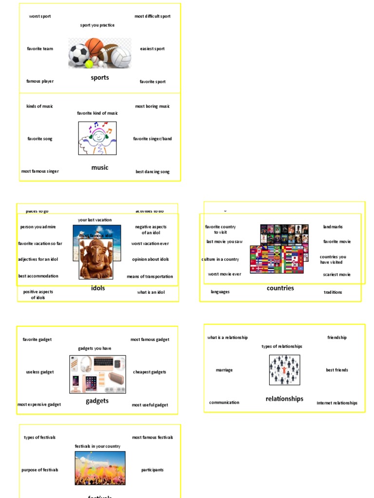 One Minute Speaking Conversation Topics Dialogs Fun Activities Games G