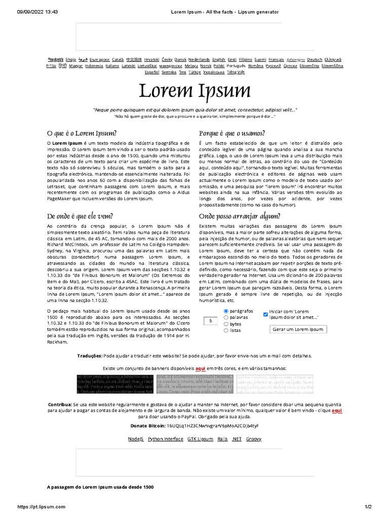 Lorem Ipsum - All the facts - Lipsum generator | PDF | Tullii