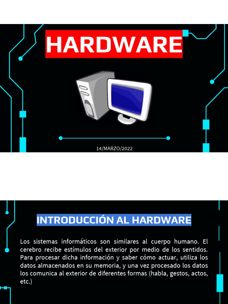 HARDWARE | PDF | Periférico | Hardware de la computadora