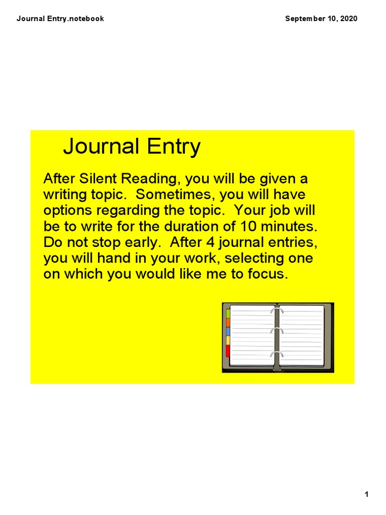 Journal Entry | PDF
