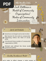 Community Work Process Report Number 1 | PDF | System | Social Work