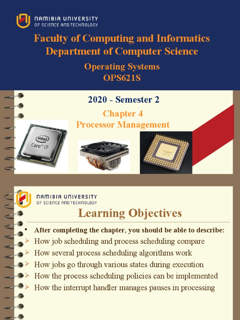 Chapter 4 - Processor Management | PDF | Scheduling (Computing) | Process (Computing)