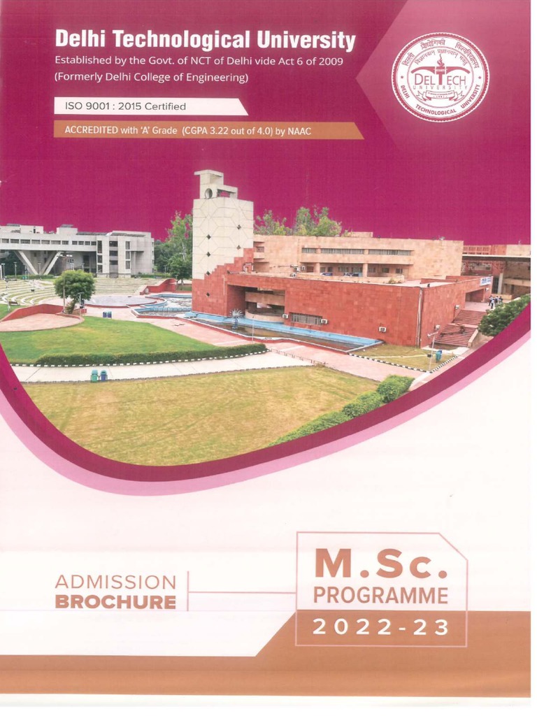 MSC - Brochure DTU | PDF