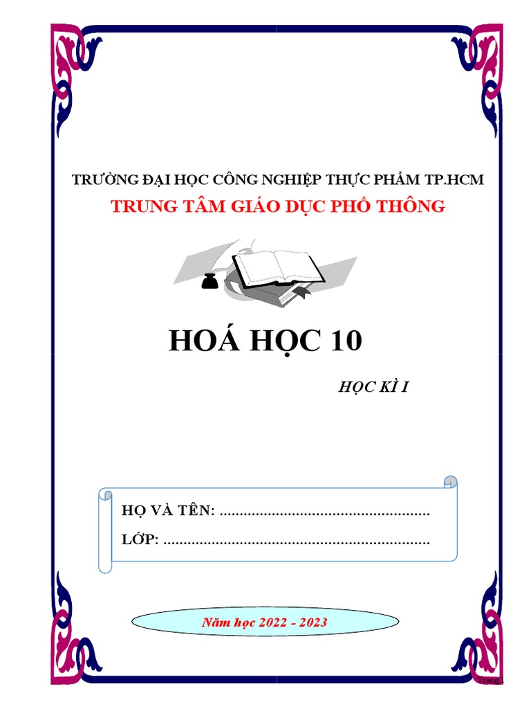De Cuong Hoa 10 | PDF