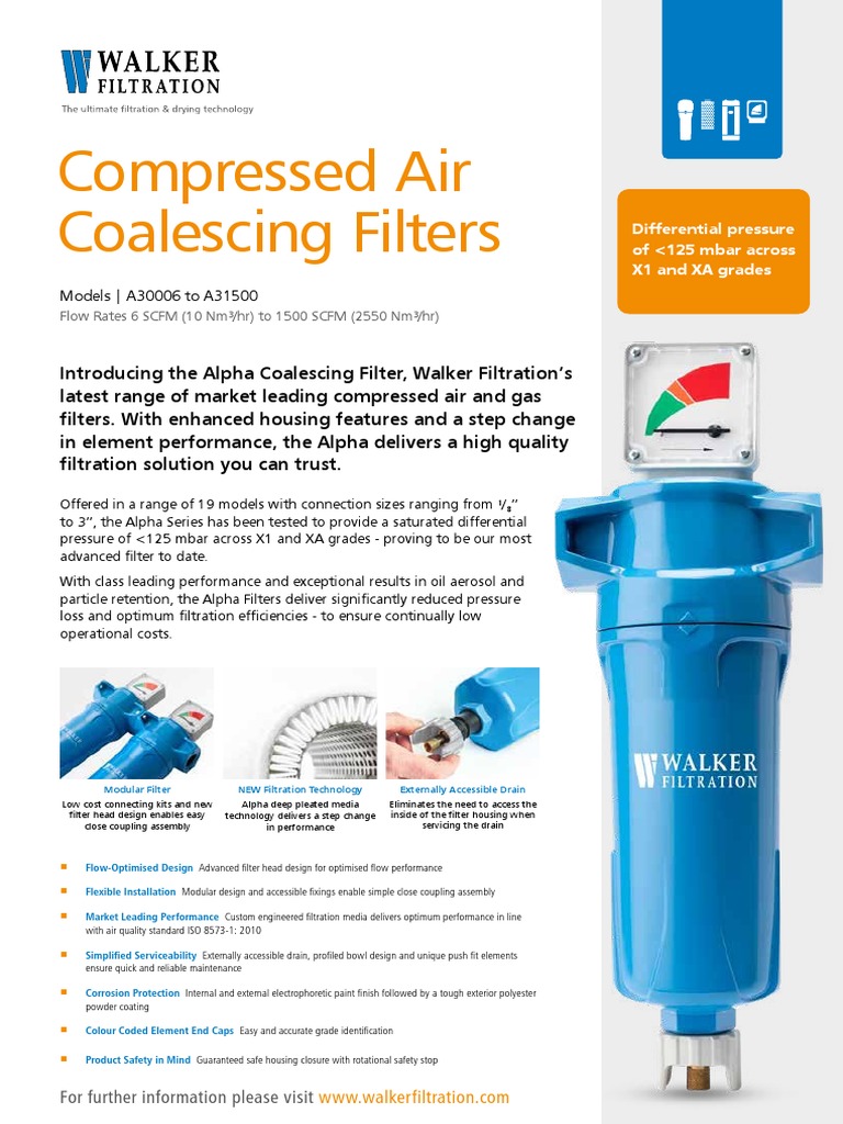 Introducing the Alpha Coalescing Filter: Walker Filtration's Latest ...