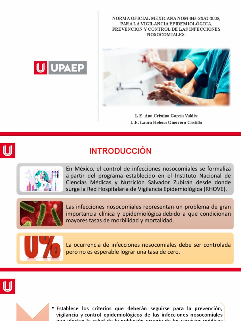 Nom 045 Prevencion de Infecciones Nosocomiales Acomodada | PDF ...