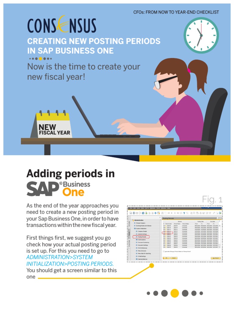 Creating New Posting Periods in SAP Business One | PDF | Computing | Software