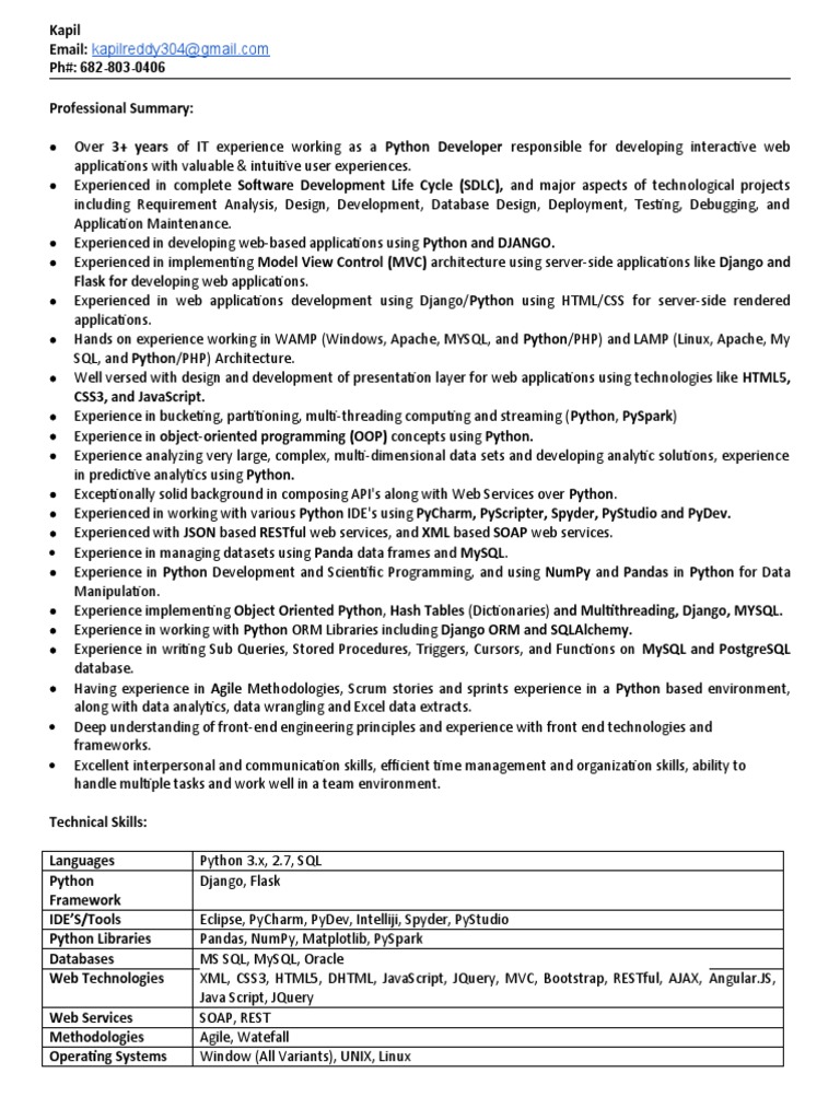 Kapil (Python) | PDF | Representational State Transfer | Web Application