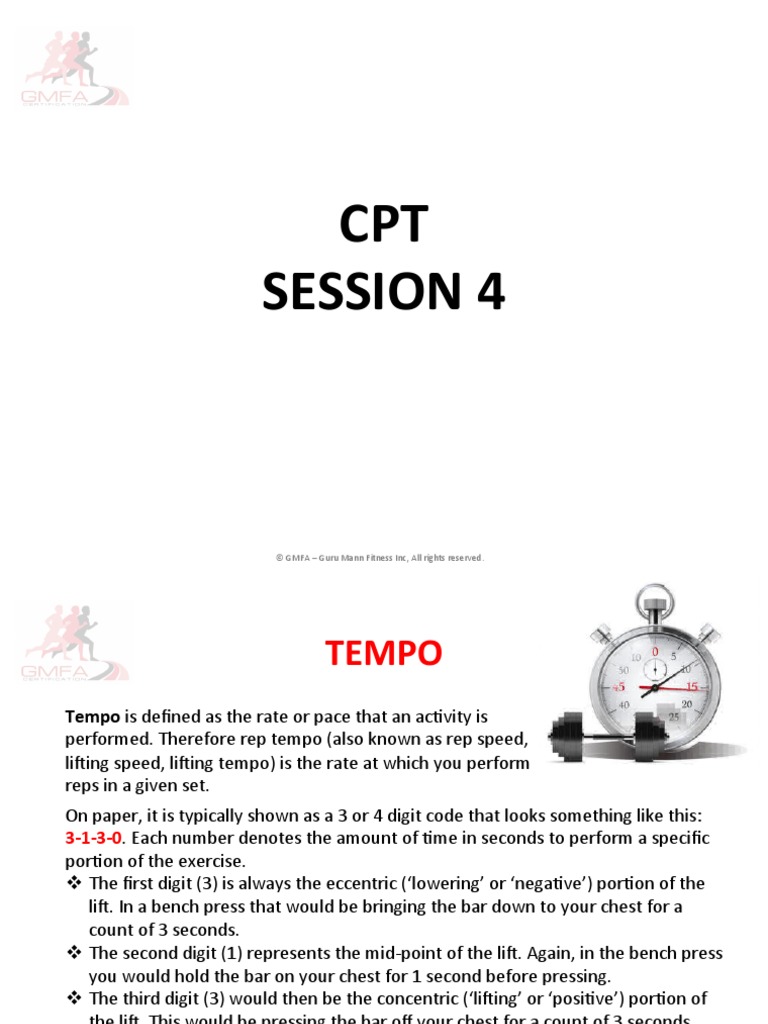 CPT Session 4 | PDF | Muscle Contraction | Limbs (Anatomy)
