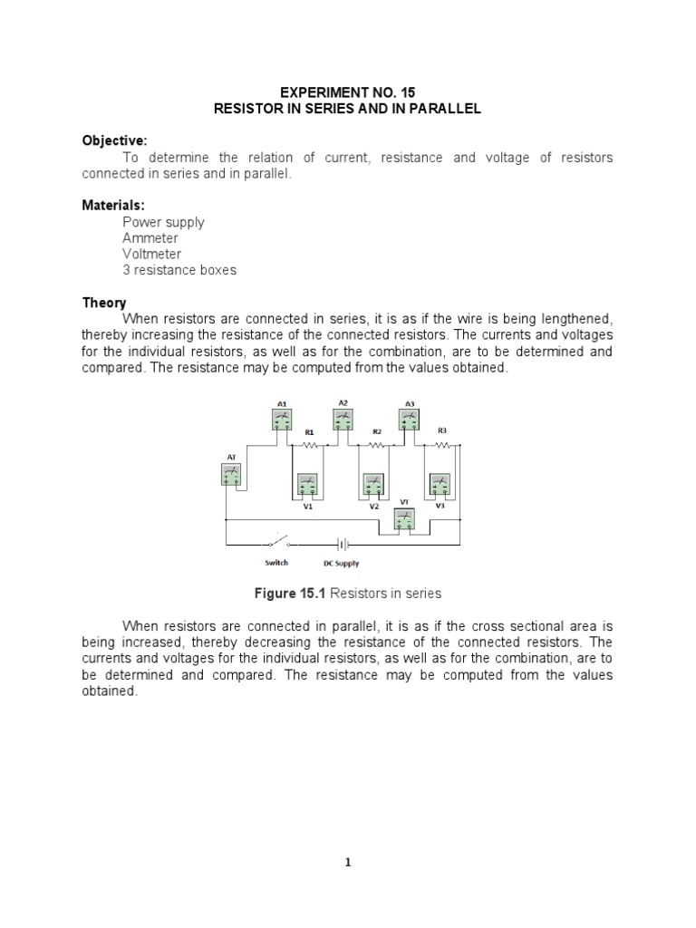 Exploring the Relationships Between Current, Resistance, and Voltage in Series and Parallel ...