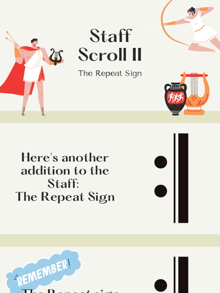 Understanding the Purpose and Use of Repeat Signs in Sheet Music | PDF