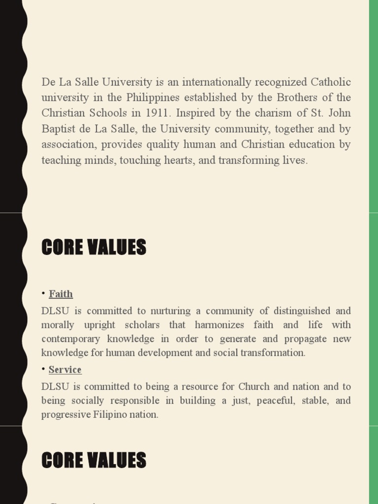 Lasallian Values and Reflection Framework | PDF | Prayer | Faith
