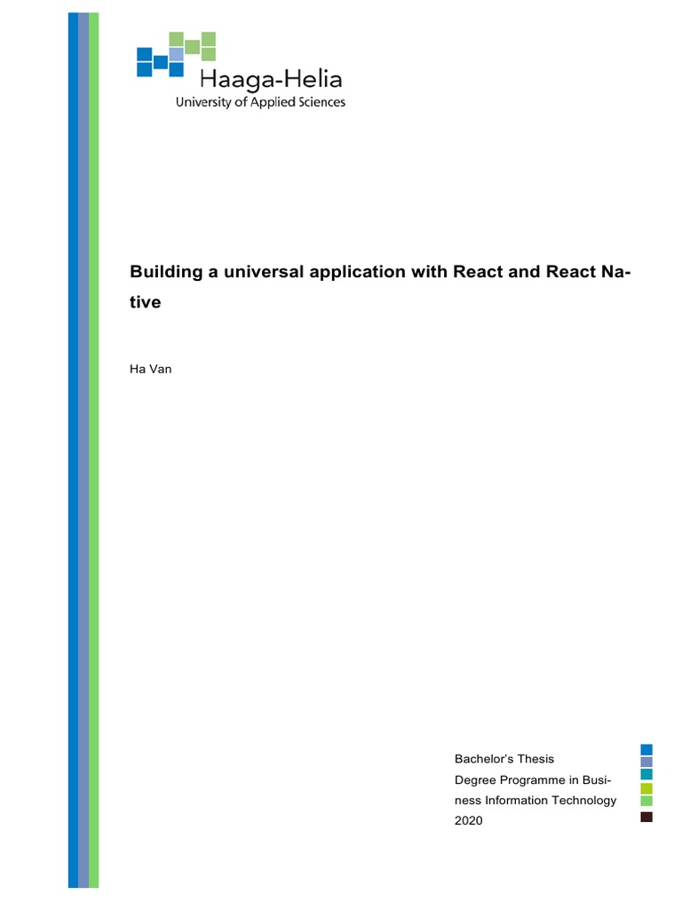 Building A Universal Application With React and React Native | PDF | Document Object Model ...