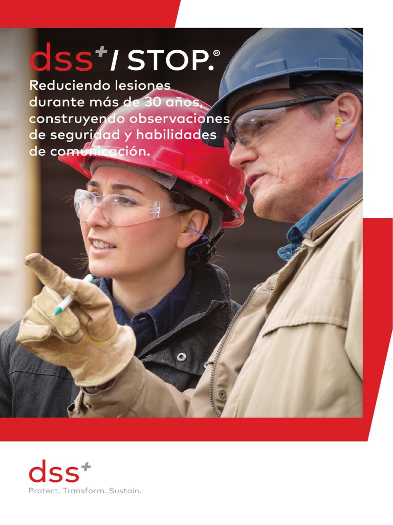 DSS STOP Brochure SPN | PDF | Factores humanos y ergonomía