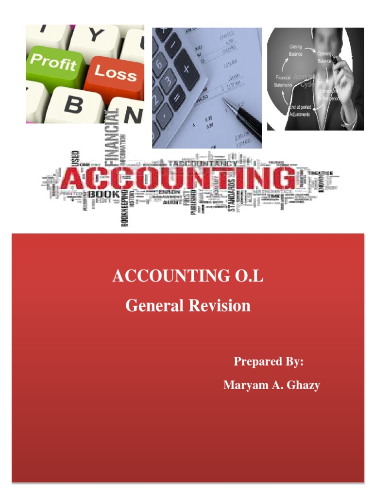 IGCSE Cambridge Accounting (0452) Revision Notes | PDF | Debits And ...
