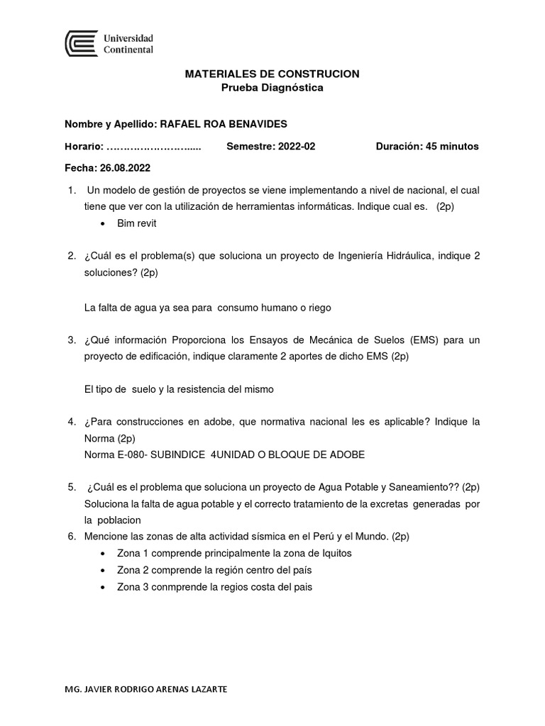 Prueva 2 Rafael Roa | PDF