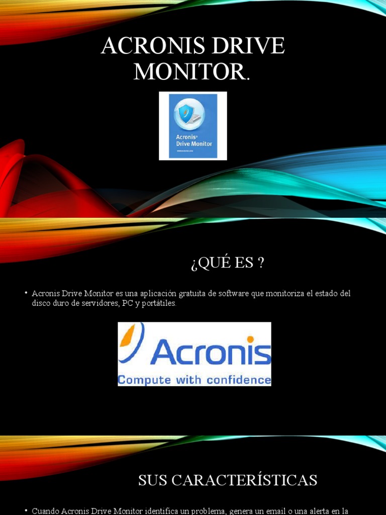 Acronis Drive Monitor | PDF
