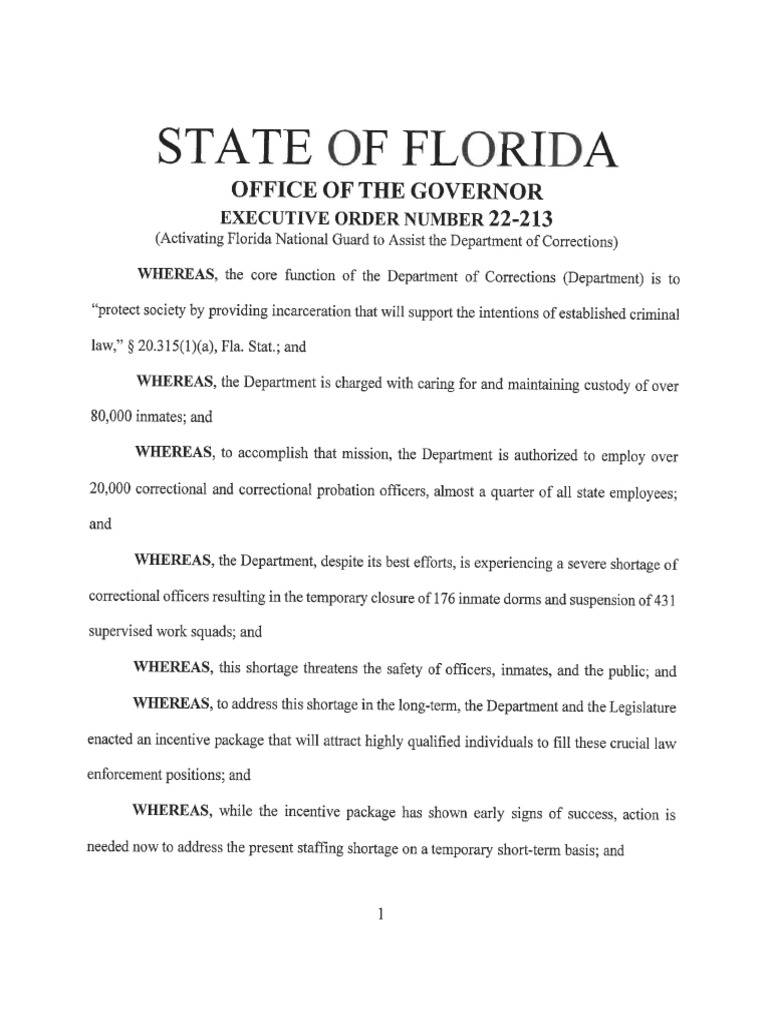 Executive Order Number 22-213 | PDF | The United States | Law Of The ...