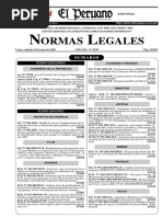 Decreto Supremo N.º 042-2025-PCM | PDF | Turismo | Perú