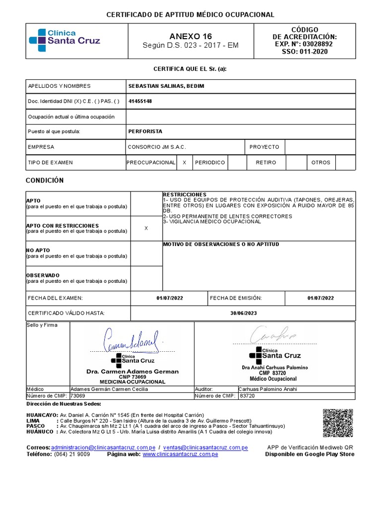 Sebastian Salinas, Bedim | PDF | La columna vertebral | Electrocardiografia