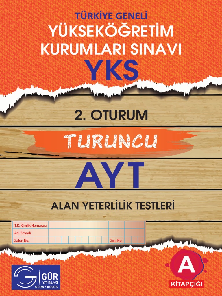 AYT Turuncu Örnek-Kitapçığı | PDF