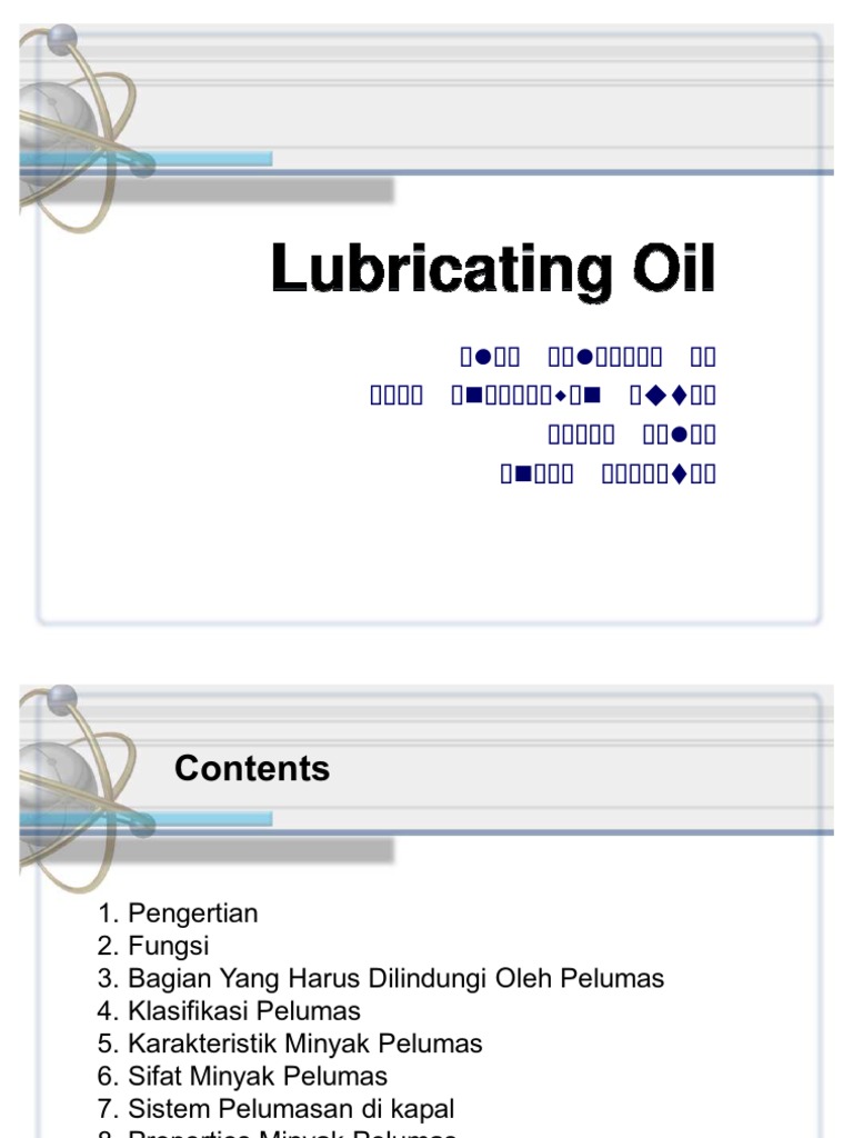Lubricating Oil System (Fix2) | PDF