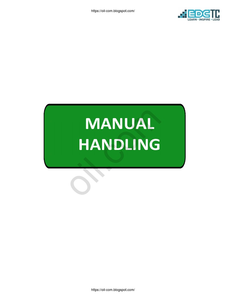 Manual Handling: Risks and Safety Guidelines | PDF | Occupational ...