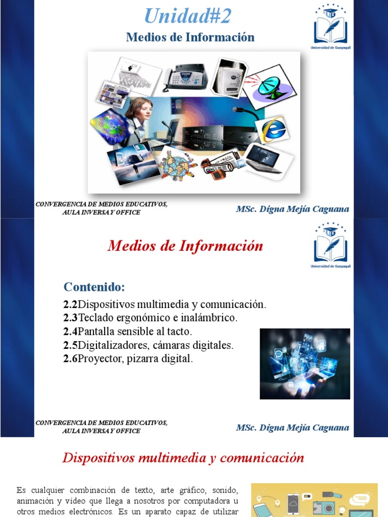 Dispositivos de Multimedia | PDF | Multimedia | Hardware de la computadora