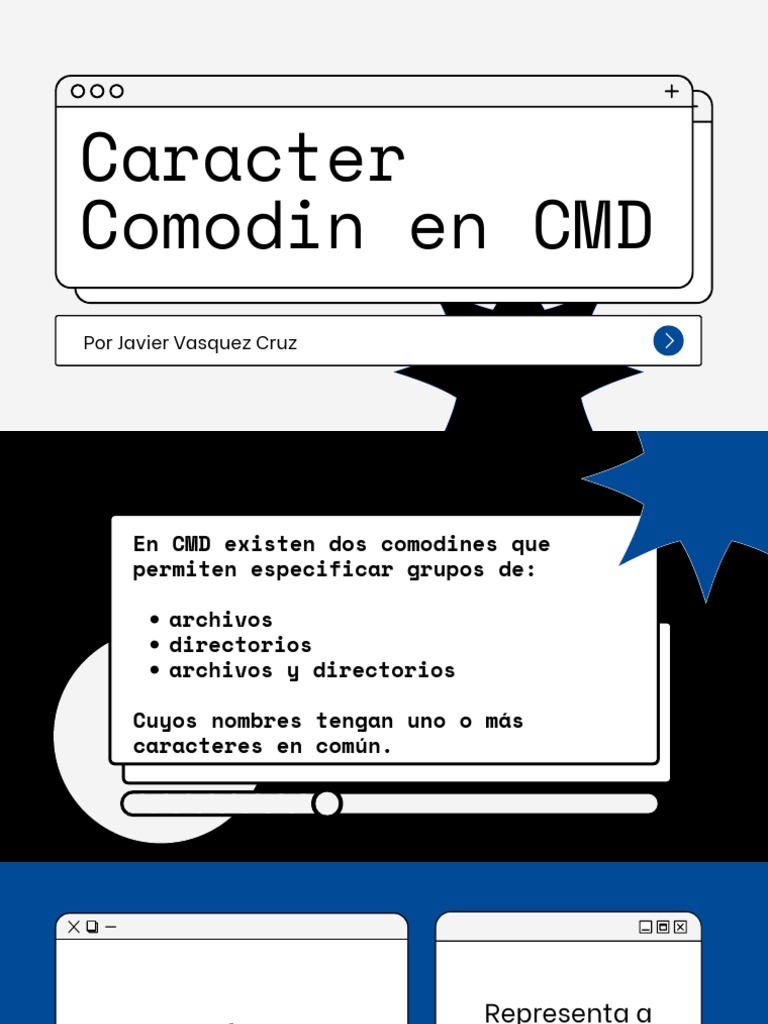 Caracter Comodin en CMD | PDF