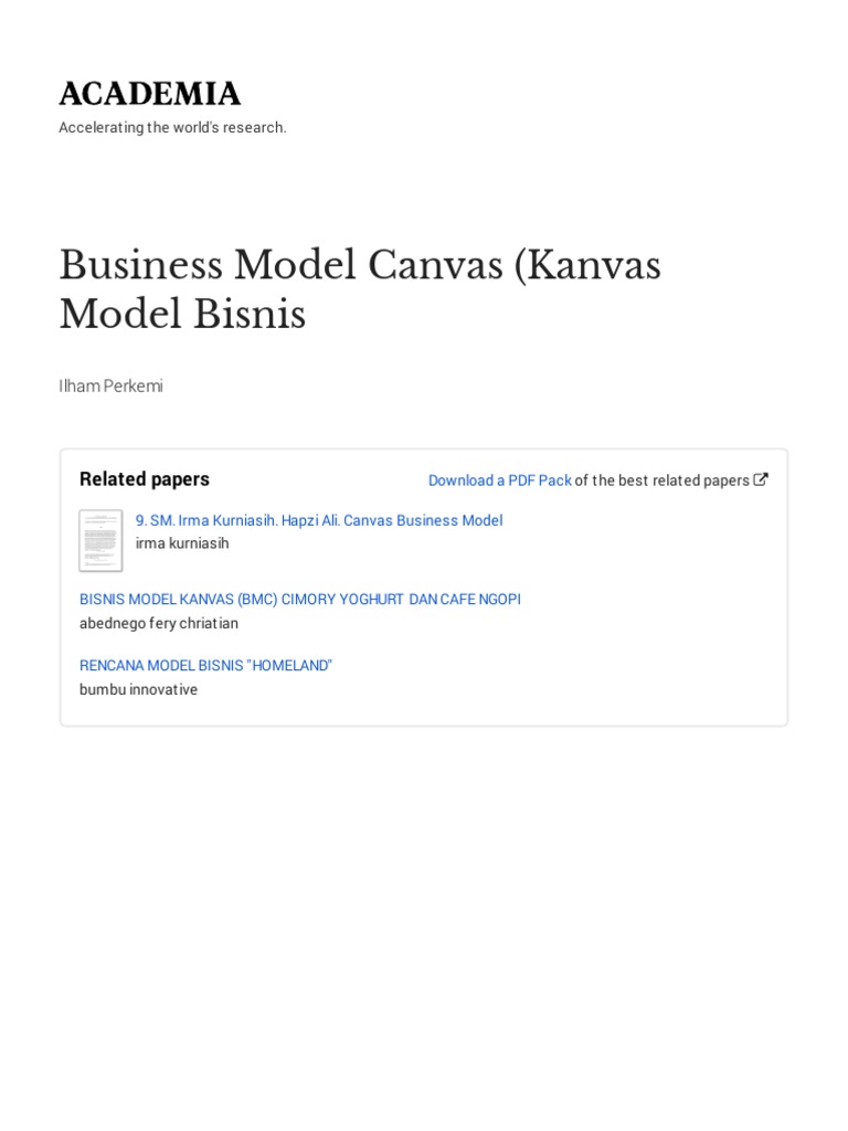 Materi 13 - Business Model Canvas-With-Cover-Page-V2 | PDF
