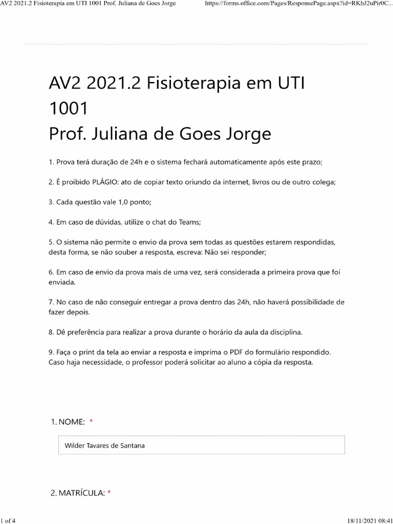 Prova Uti Av2 | PDF