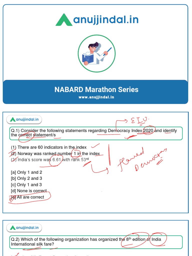 NABARD Marathon Revision | PDF | Inflation | Special Drawing Rights
