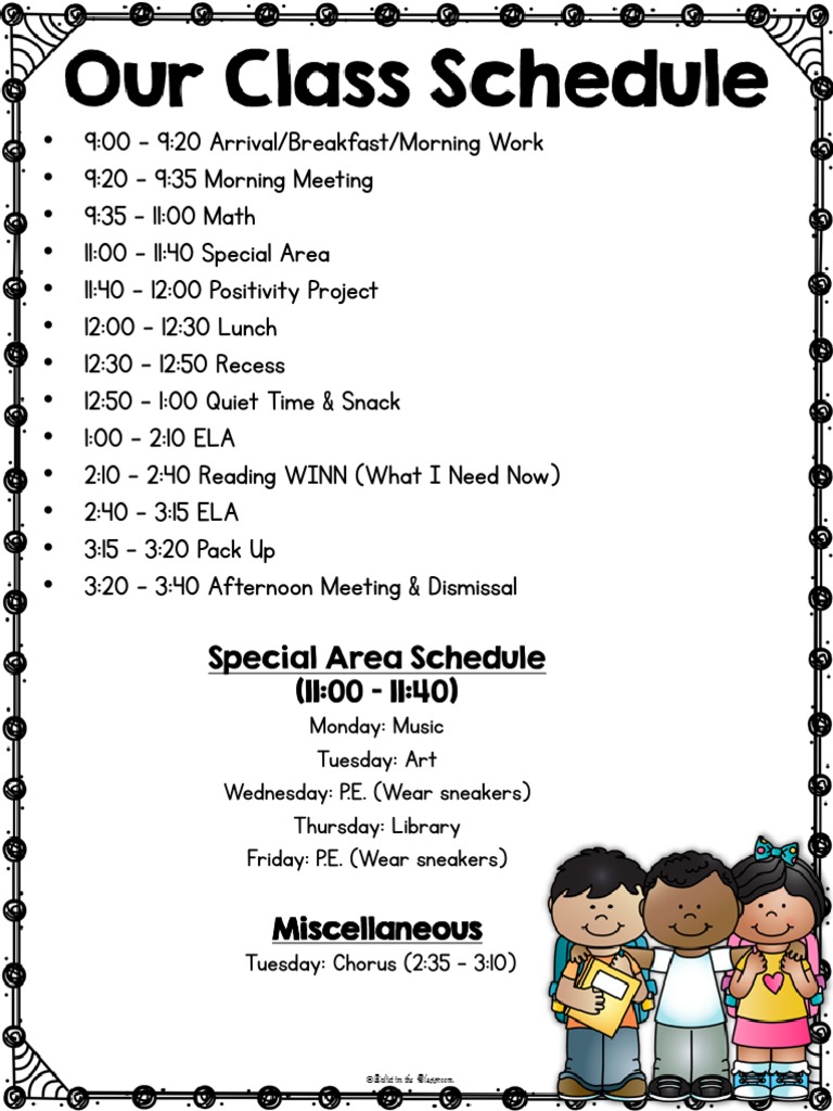New Class Schedule 2022-2023 | PDF | Art