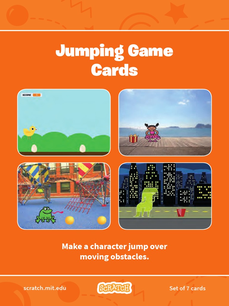 Jumping Game Cards | PDF | Computer Keyboard | Computing