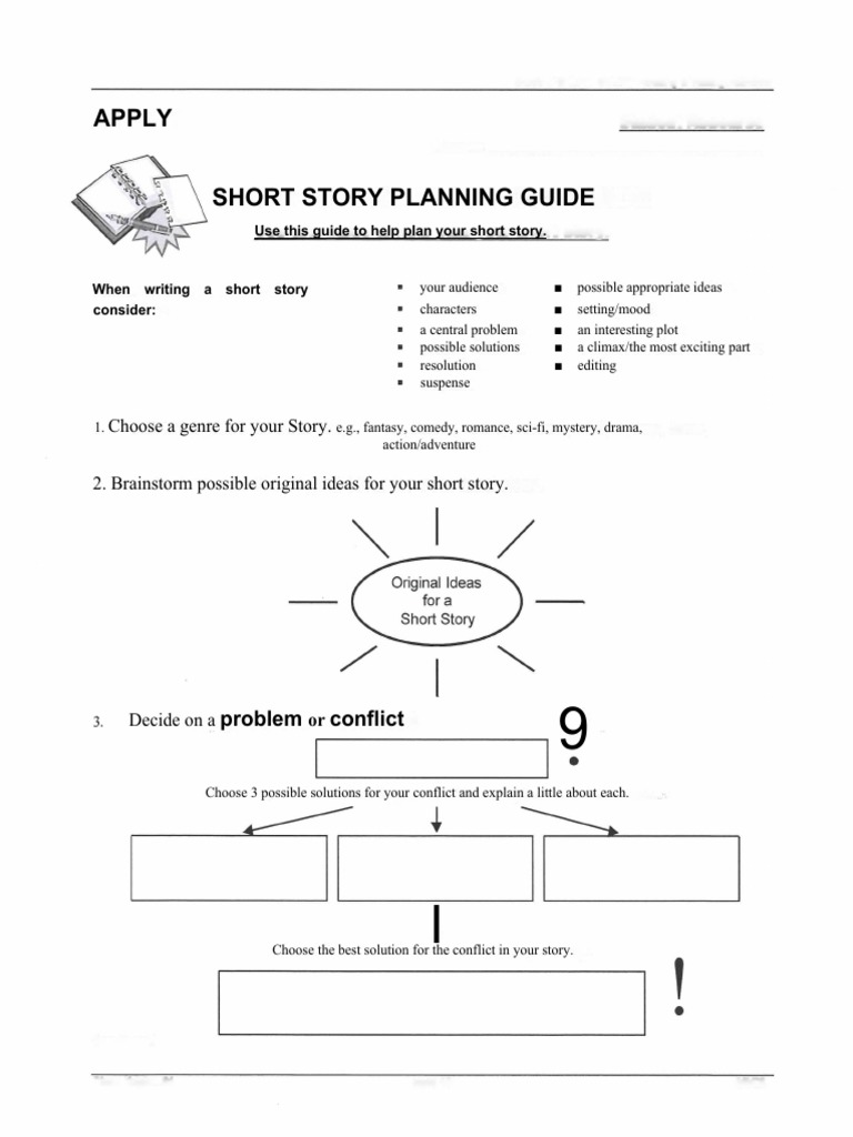 Writing A Short Story Planning Sheet - OCR | Download Free PDF | Plot ...