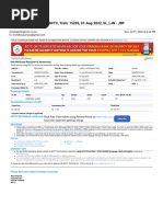 Fake Realistic IRCTC Ticket | PDF