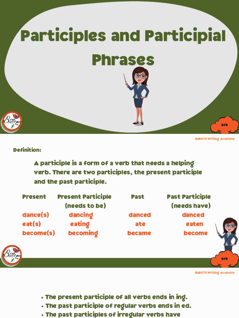 Understanding Participles & Phrases | PDF | Verb | Language Families