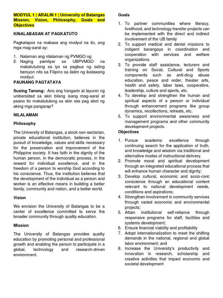 Modyul 1 4 Notes Fil2 Finals Pdf