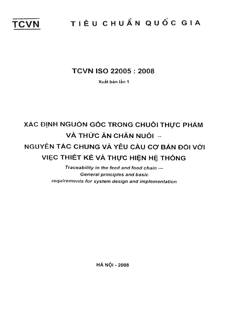 Iso 22005 - 2007 | PDF