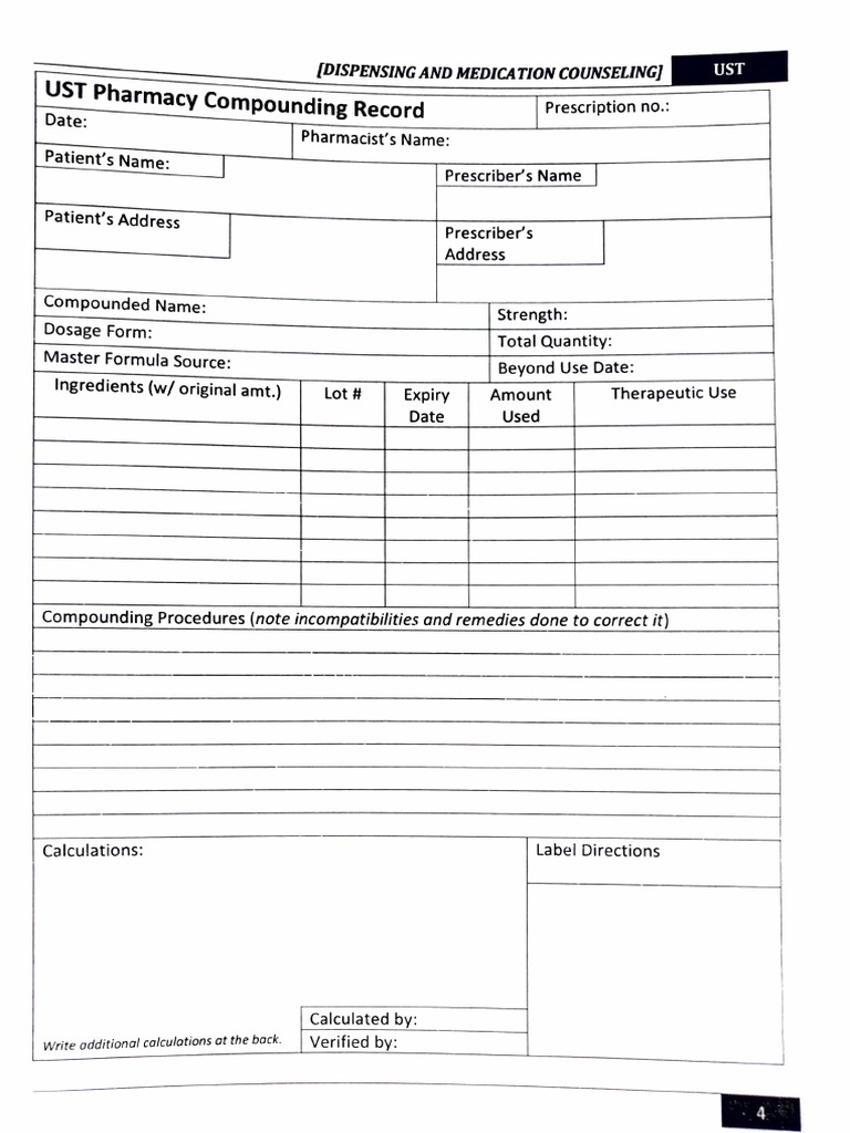 Dispensing and Medication Counseling | PDF