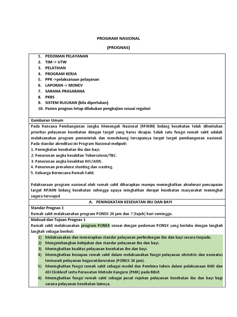 Instrumen PROGNAS. Final | PDF