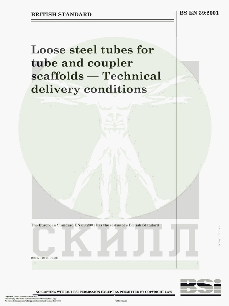 BS en 39 2001 | PDF