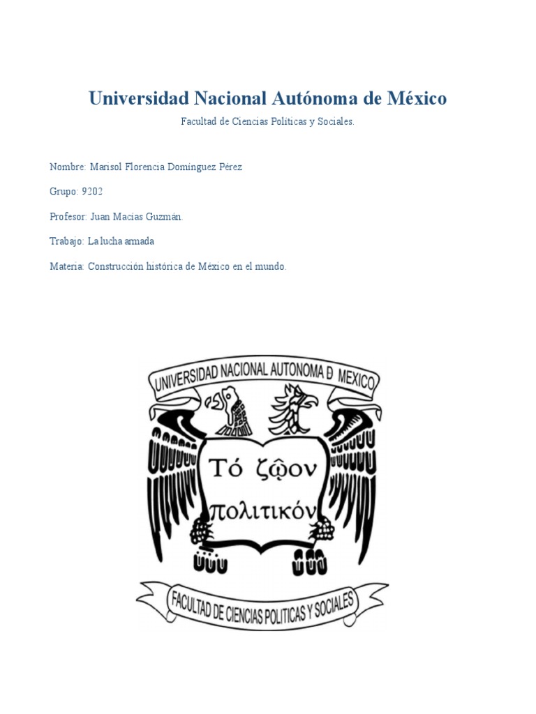 La Lucha Armada - Berta Ulloa | PDF | México