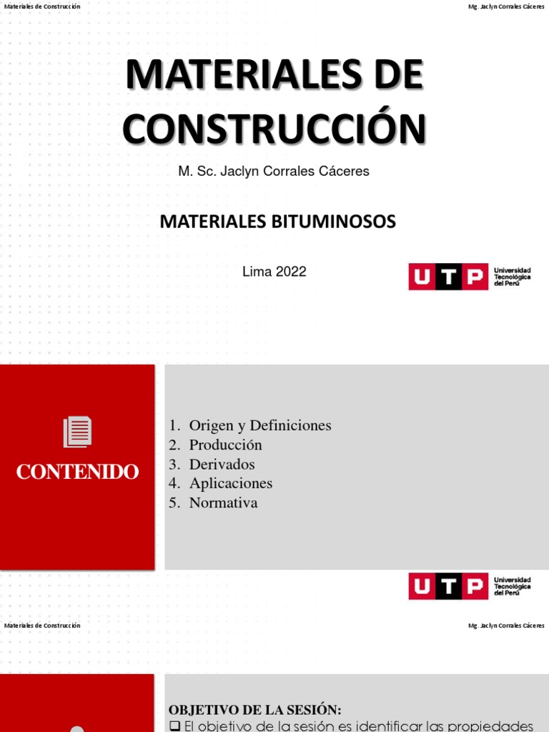 Material Académico - Materiales Bituminosos | PDF | Petróleo | Asfalto