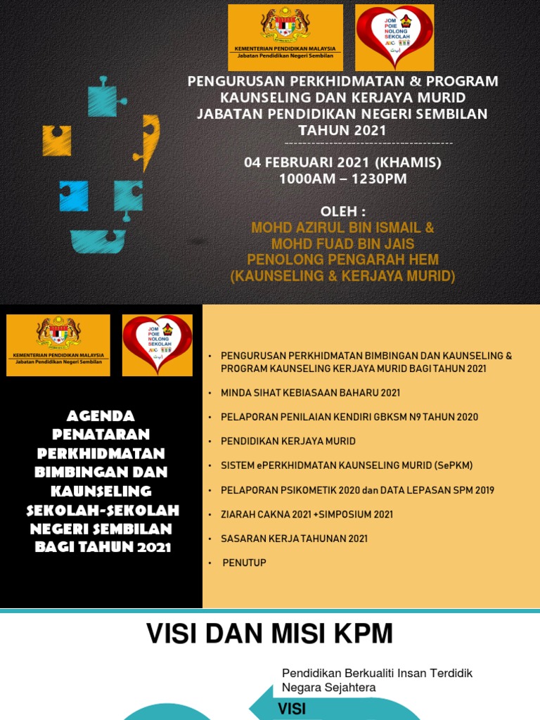 1 0 Pengurusan Perkhidmatan & Program Kaunseling Dan Kerjaya Murid | PDF