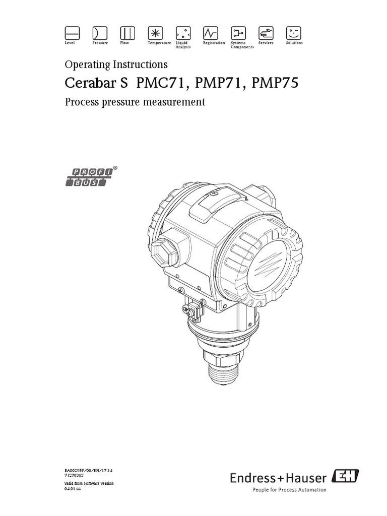 PMC71 Mamual | PDF | Pressure Measurement | Pressure
